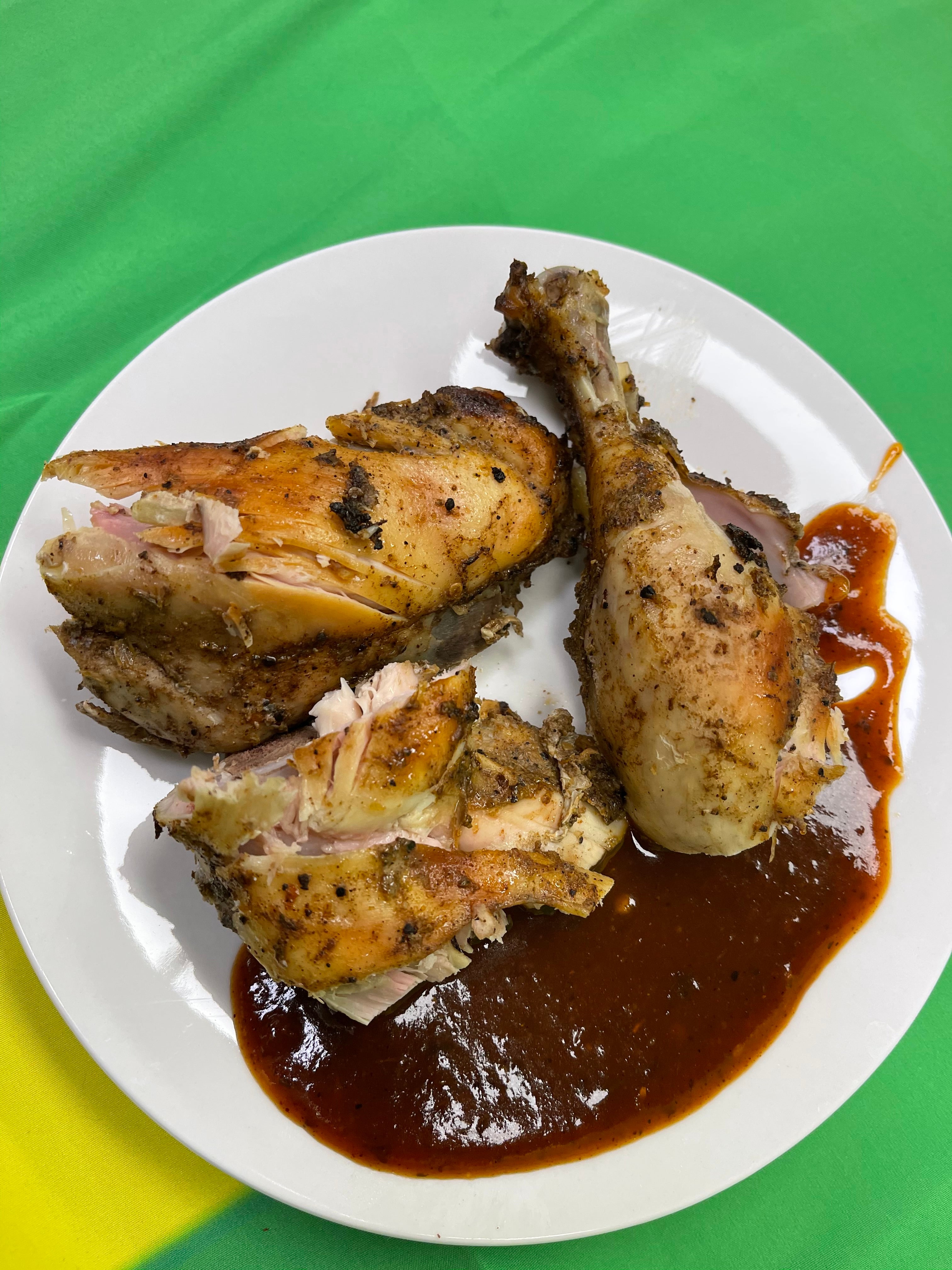 MINI JERK CHICKEN +JAMAICAN SODA | YARD COOKED DISHES